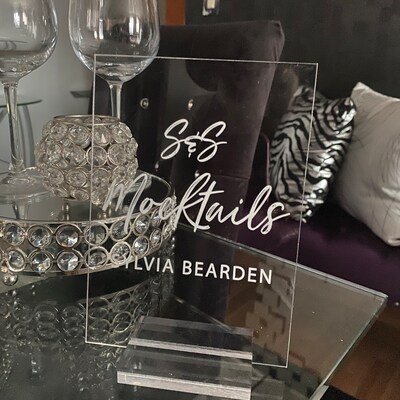 Print Your Custom Acrylic Sign Create Your Own Minimalistic Acrylic ...