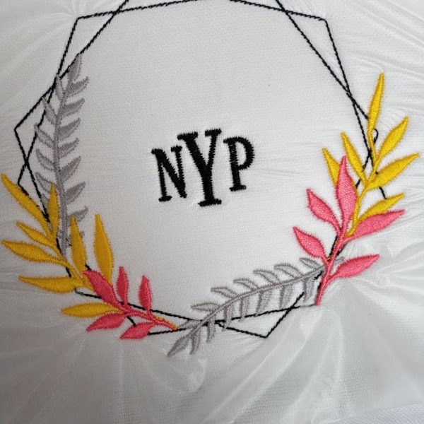 Monogram Embroidery Font Bundle, Monogram Embroidery Fonts, Embroidery ...