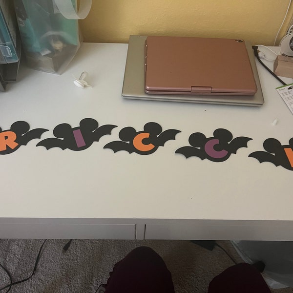 Halloween Mickey Mouse Bat Svg, Cut Files for Cricut Silhouette ...