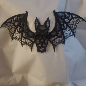 Lace Batty Beauty FSL Adjustable Wings Bats Embellishments Scrapbooks ...