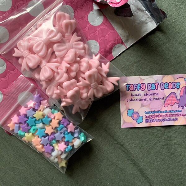 MEGA BEAD MIX Super Colorful Assorted Mystery Acrylic Confetti Beads ...