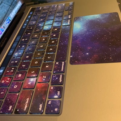 Blue Galaxy Space MacBook Keyboard Stickers Star MacBook Keyboard Decal ...