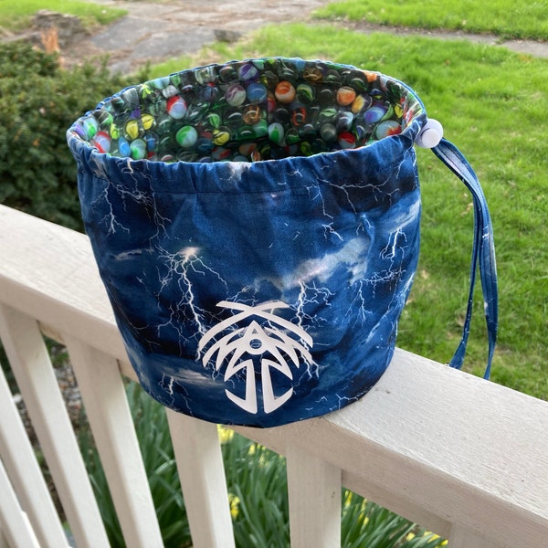 Six Section Dice Bag Sewing Pattern: Dnd Pathfinder and Roleplay ...