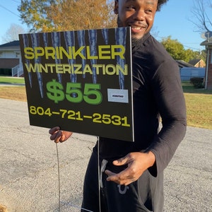 48 Custom Yard Signs FAST - Etsy