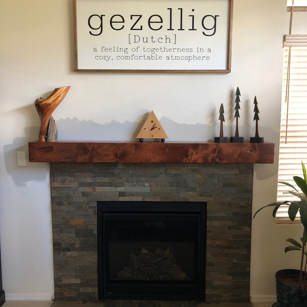 Gezellig Sign Dutch Gift Wooden Sign Gezellig Cultural Wall Decor the ...