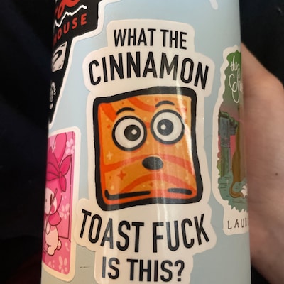 Cinnamon Funny Stickers Sarcasm Stickers Sarcastic - Etsy