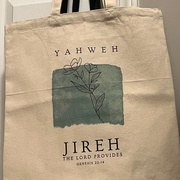 Hebrew Names of God, Christian Tote Bag, Tote Bag Aesthetic, Church ...