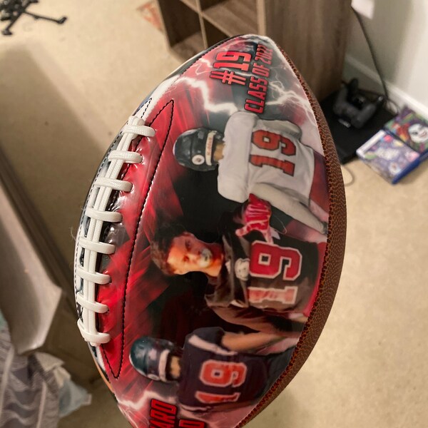 Personalized Football - Custom Football Gift, Senior Football Gift ...