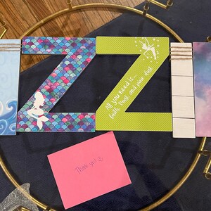 Peter Pan Themed Blue Nursery Letters | Etsy