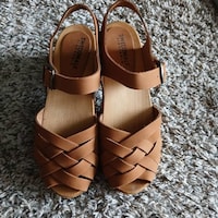 Swedish Clogs LOTTA Red Sandals Moccasins Wooden Women Clogs Leather ...