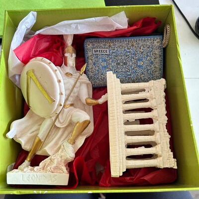 Acropolis Statue, Parthenon, the Temple of Goddess Athena in Athens ...