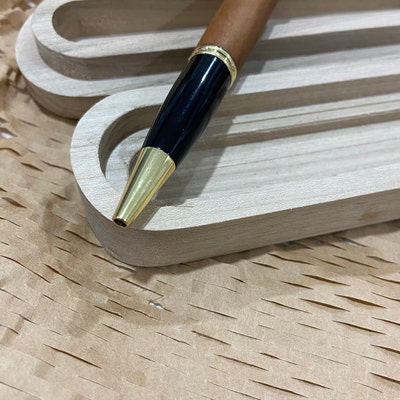 Black Walnut Inlay Mini Wood Bow Tie Accents Board Stitcher Mini Wood ...