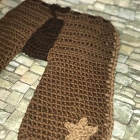 CROCHET PATTERN, Cowboy CHAPS and Diaper Cover, Newborn to Age 2, Boys ...