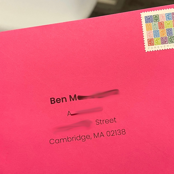 A7 Envelope Addressing, Calligraphy Envelope Address Printing - Guest ...