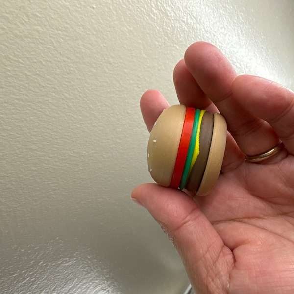 Cheeseburger Magnetic Fidget Toy 4 Piece Magnetic Slider Stim Toy ...