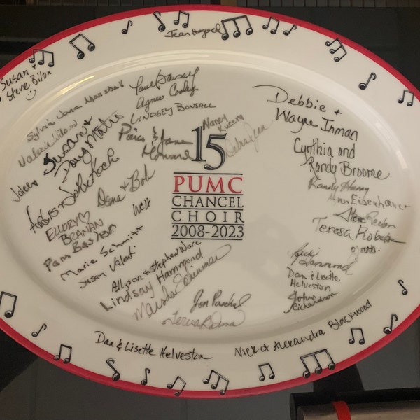 This Way to the Beach Wedding Signature Plate / Guest Book Alternative ...