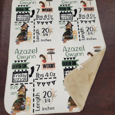 Baby Blanket Sublimation Template PNG and Photoshop Smart Objects With ...