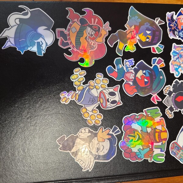 ENA Dream BBQ Character Stickers - Etsy