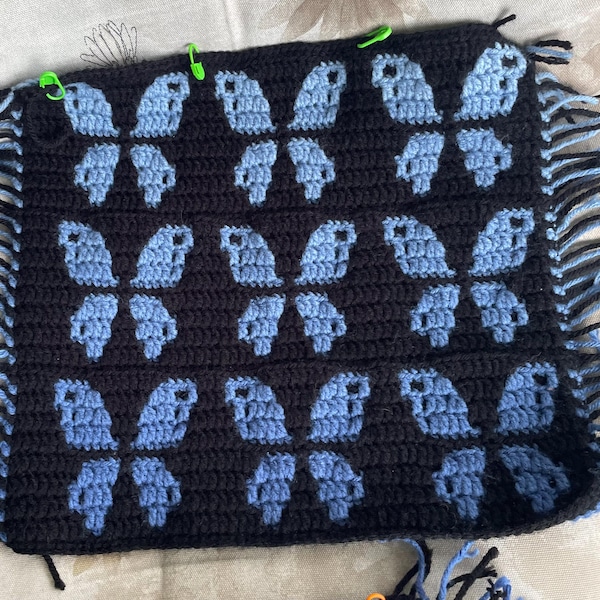 Snowflakes Mosaic Crochet Pattern Chart by Sixel Design - Etsy