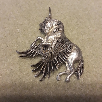 New Design Black Pegasus Raven Black - Etsy