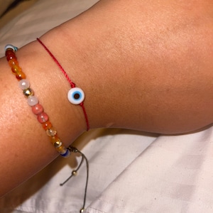 Evil Eye String Bracelet - Etsy