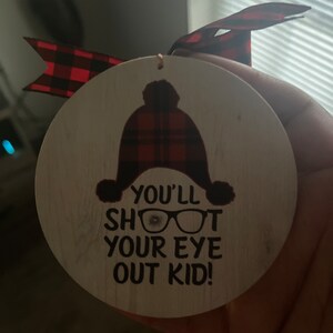 A Christmas Story Wooden Ornament Fragile Leg Lamp - Etsy