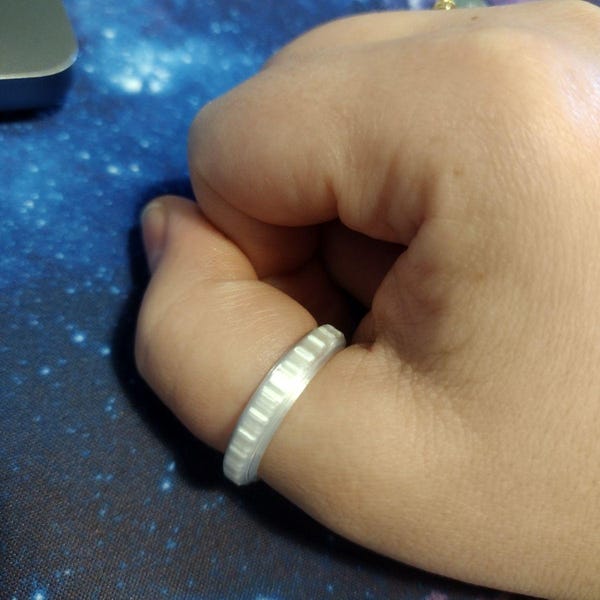 Custom Fidget Ring Spinner Rings Custom Pattern, Color Stim Ring for ...