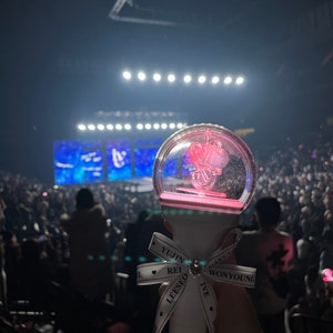 SEVENTEEN SVT Caratbong Ribbon Bow Keychain Pendant Light Stick Lanyard ...