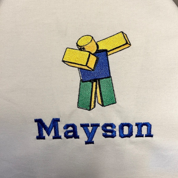 ROBLOX Dab Kids Game Embroidery Design File - 2 Sizes - Instant ...