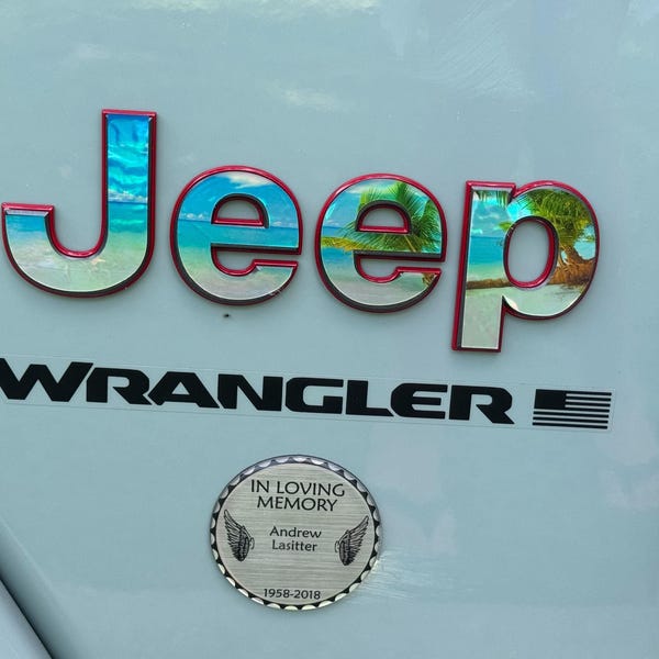 Holographic Jeep Emblem Overlay Decals - the Beach - Etsy