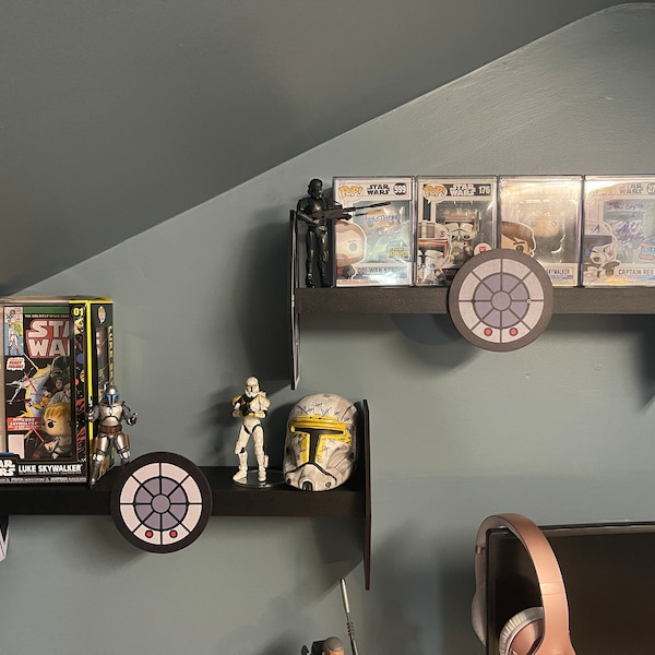 Tie Fighter Inspired Wall Shelf, Display Shelf, Star Wars Fan Gift ...