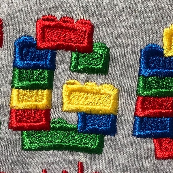 Blocks Bricks, Brick Block Font Machine Embroidery Designs in Assorted ...