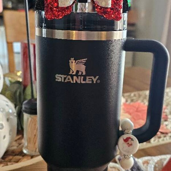 Pink Cow Straw Topper, Straw Topper for Stanley Cup, Bow Straw Topper ...