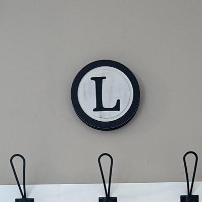 20cm Round Letter Ampersand Sign, Initial, Wall Art, Home Decor, Rustic ...