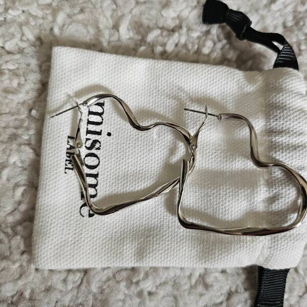 Y2k Irregular Silver Metal Liquid Ring, Irregular Dripping Open Ring, Adjustable Liquid Lava ...