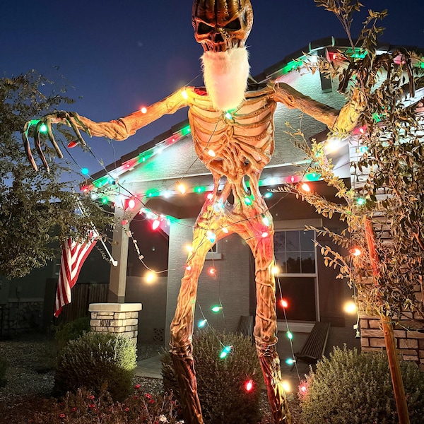 12’ Skeleton Santa Beard (white) (skeleton NOT Included) - Etsy