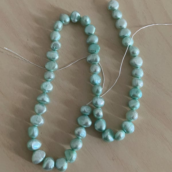 A8-9mm Freshwater Potato Pearls,loose Pearl Strands ,baroque Pearl ...