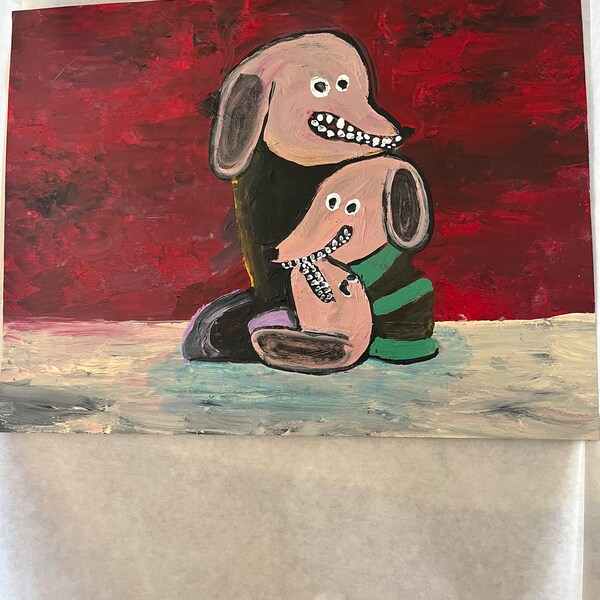 Original Art Objects, Table Top Unique Decor, Handmade Craft, One of a ...