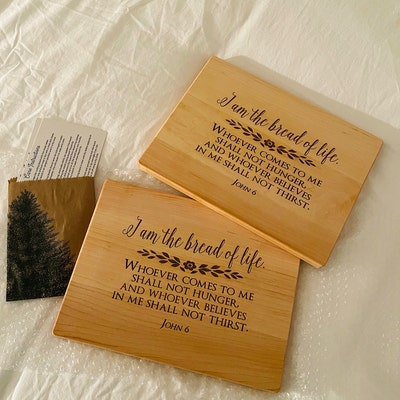 Bread of Life Cutting Board Christian Cutting Board, Personalized ...
