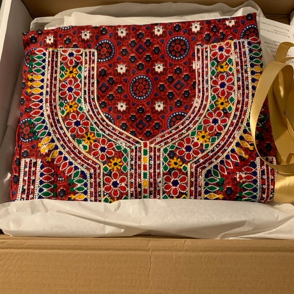 Cotton Block-printed Traditional Sindhi Ajrak Neck Wrap/scarf/shawl ...