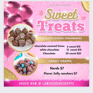 Bakery Flyer, DIY Flyer Template Design, Tasty Pastry Flyer, Sweet ...