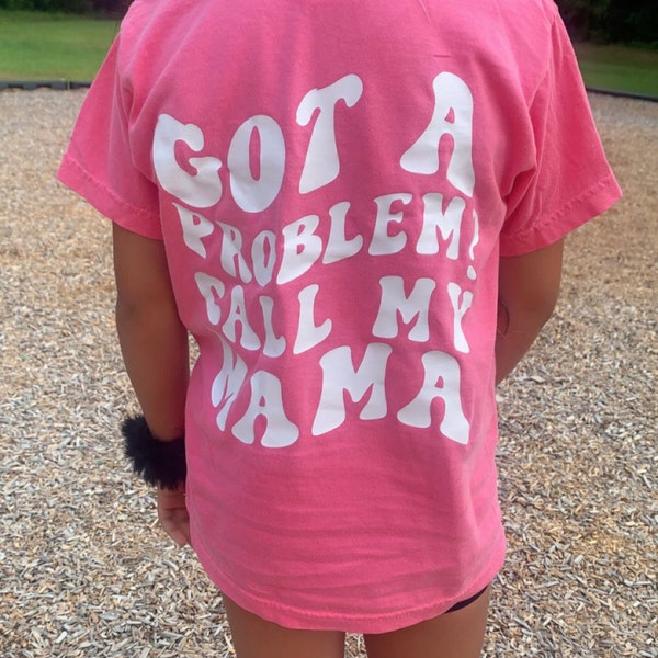 Girls Shirts With Sayings, Pink Comfort Colors® Tshirt, Summer Tshirts ...