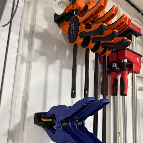 Parallel Clamp Wall Mount | Each Rack Holds 3 Clamps | Bessy | Pony ...