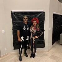 LADY DEATH Halloween Costume for Women, Adult Full Body Skeleton ...