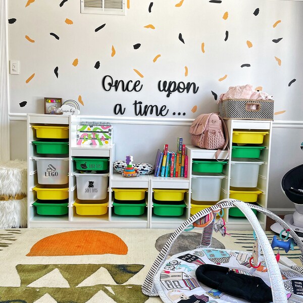 Once Upon a Time | Wall Decal | 3D Wall Decal | Kids Bedroom Decor ...