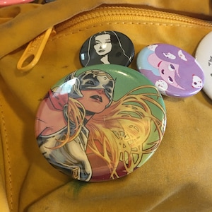 Any 6 Character Buttons Marvel Buttons Avengers Doctor Who - Etsy