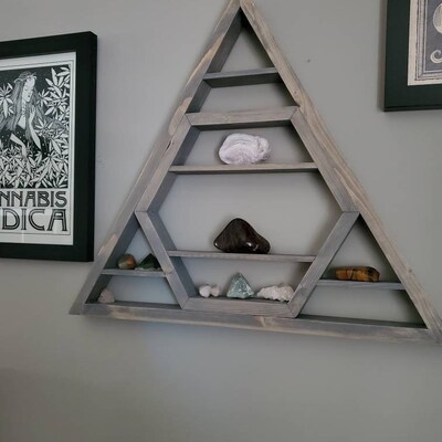 Hexagon/triangle Display Shelf - Etsy