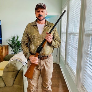 Joe Exotic Face Mask Tiger King Halloween Costume Washable Adjustable ...