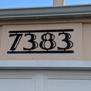 House Numbers, 6 Metal Address Sign - Etsy