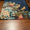 Hand Tufted Rug Hand Tuft Tufted Wool Silk Anthea Floral Designer ...
